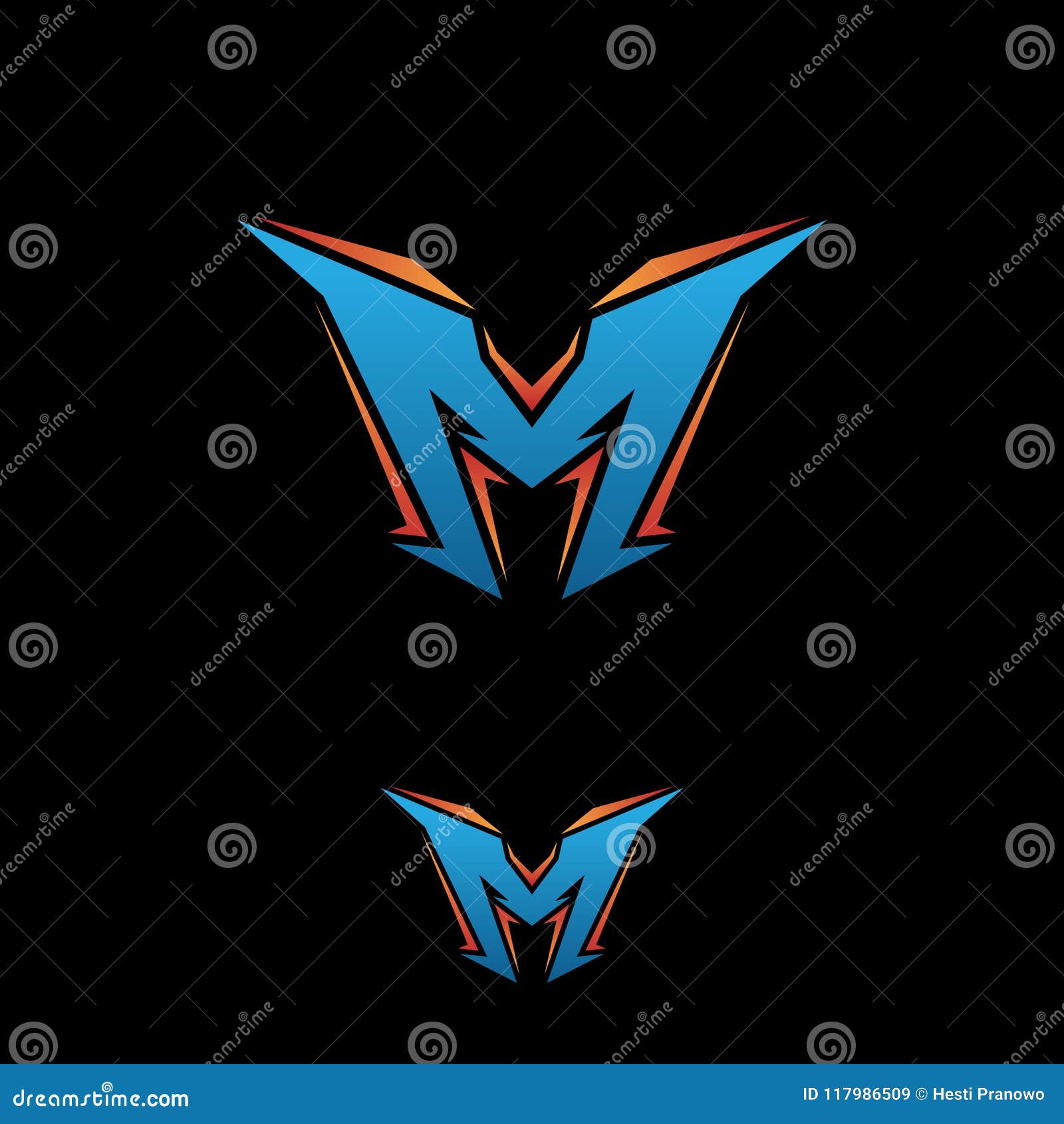 Geometric Letter M Vector Design for Gaming, Robotic, it and Etc Stock ... Geometric Letter M Vector Design for Gaming, Robotic, it and Etc Stock ...