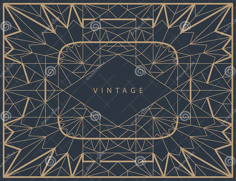 Geometric line frame stock vector. Illustration of graphic - 73629098