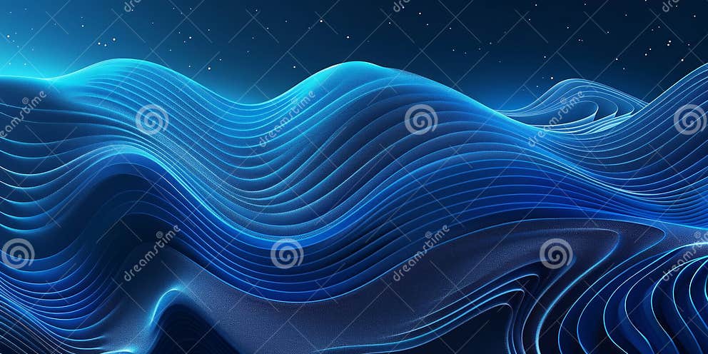 Geometric Lines Pattern. Modern Blue Gradient Lines Design. Simple Line ...