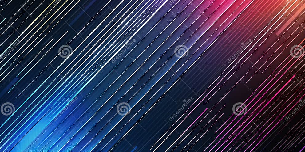 Geometric Lines Pattern. Modern Blue -violet Gradient Lines Design ...