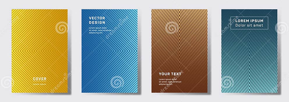 Geometric Lines Patterns with Edges, Angles. Stock Vector ...