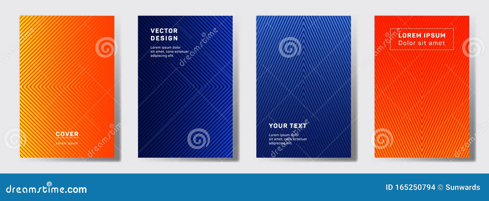 Geometric Lines Patterns with Edges, Angles. Stock Vector ...