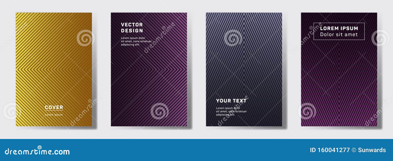 Geometric Lines Patterns with Edges, Angles. Stock Vector ...