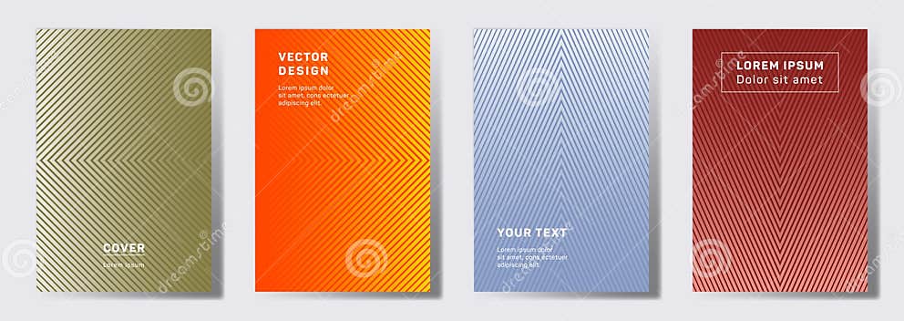 Geometric Lines Patterns with Edges, Angles. Stock Vector ...