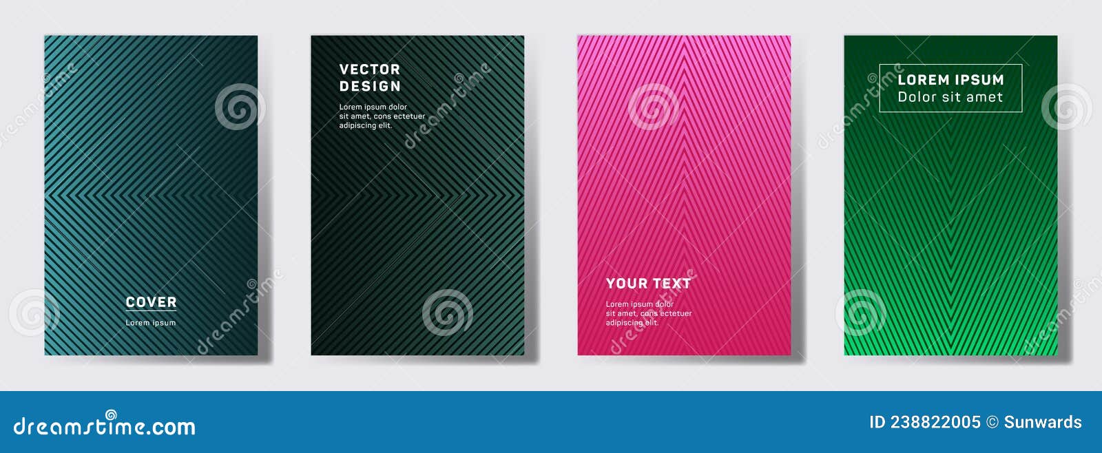 Geometric Lines Patterns with Edges, Angles. Stock Vector ...