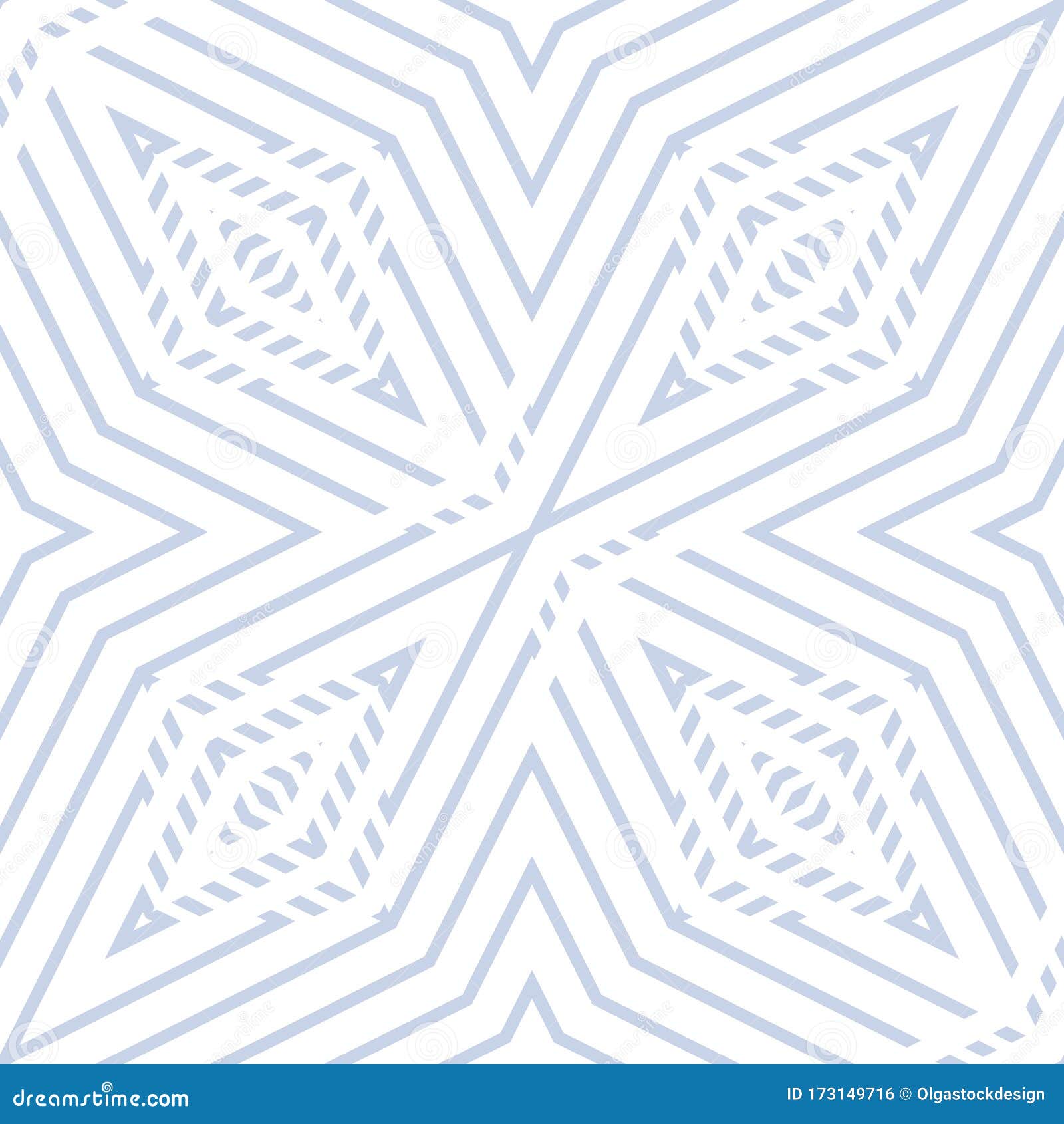 Geometric Lines Seamless Pattern. Abstract Texture in Light Blue and ...