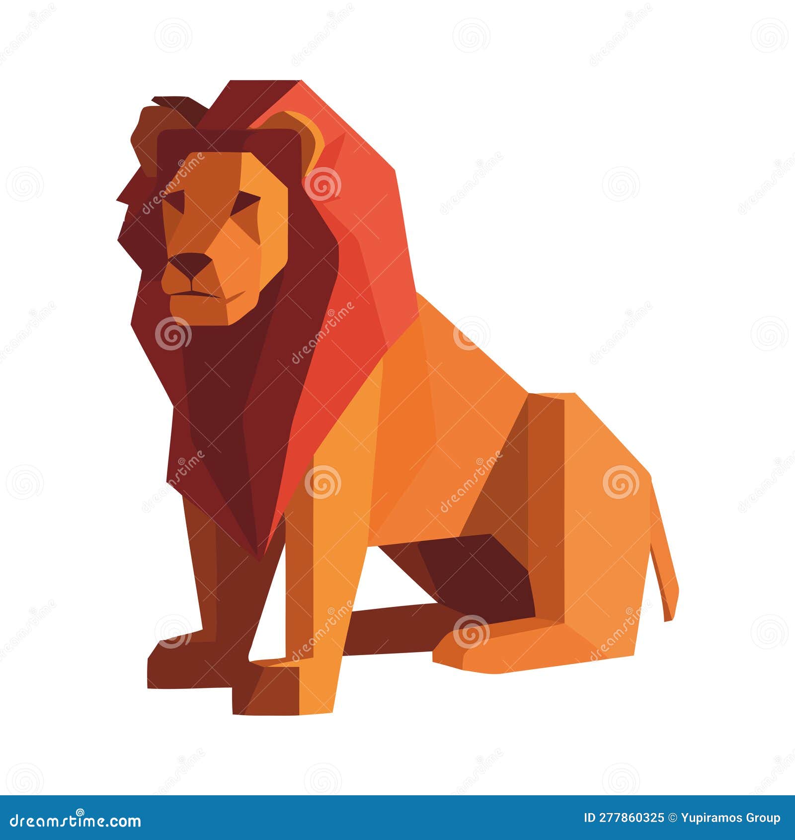 Geometric Lion, Modern Vector Design Stock Vector - Illustration of ...
