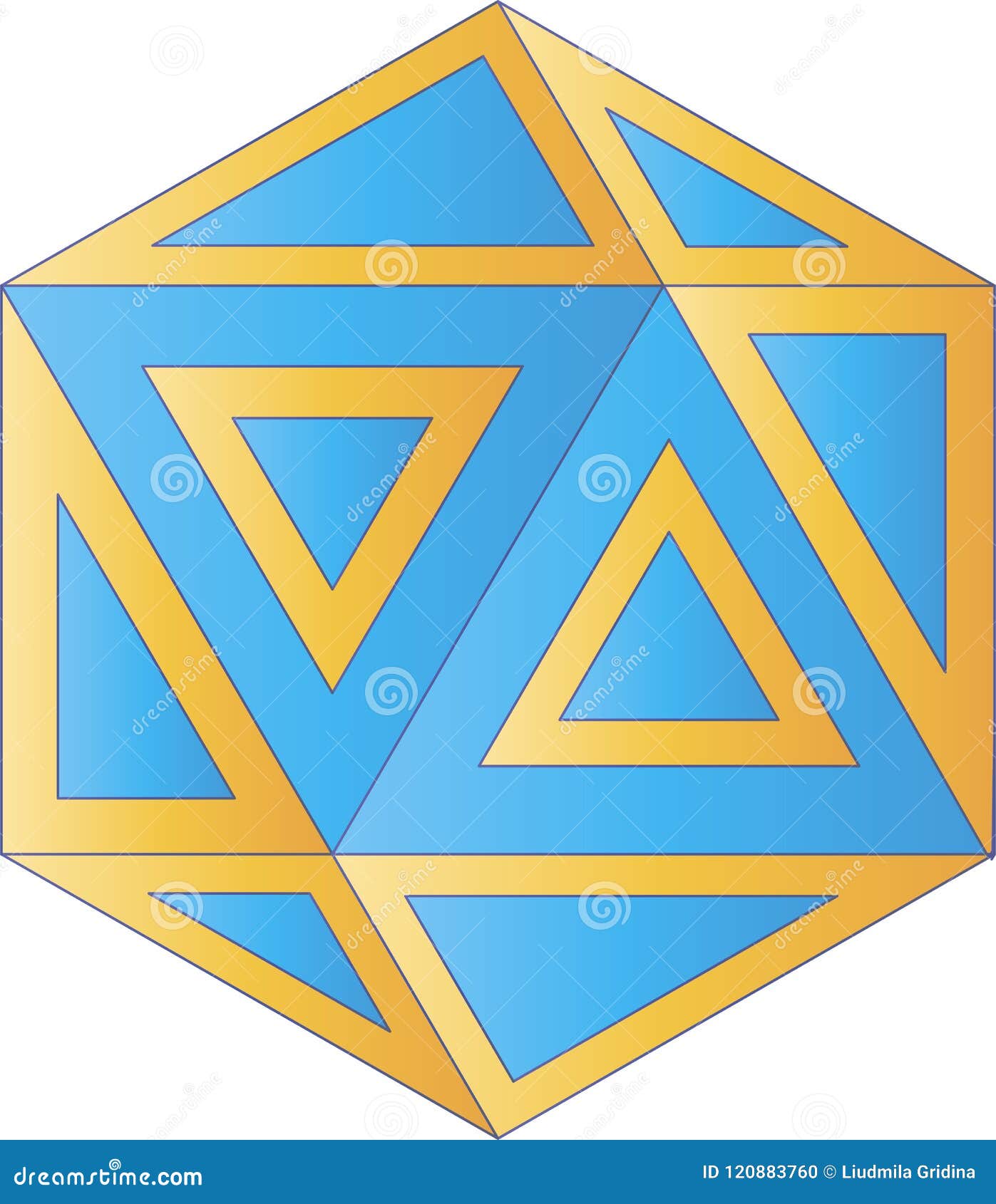 Geometric Logo - Digital Illustration Stock Illustration - Illustration ...