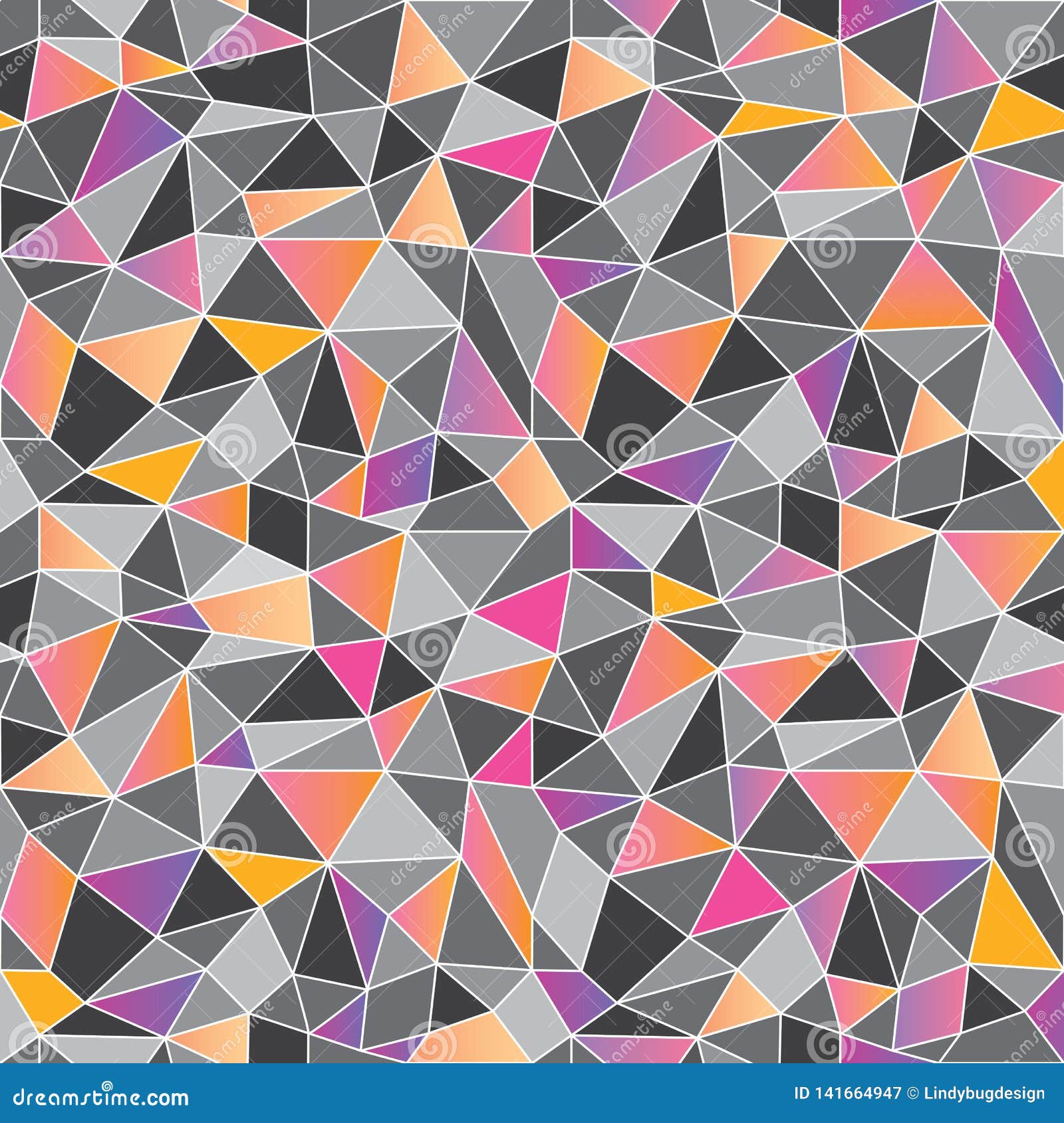 Geometric Low Poly Graphic Repeat Pattern Stock Illustration - Illustration of angles, repeated ...