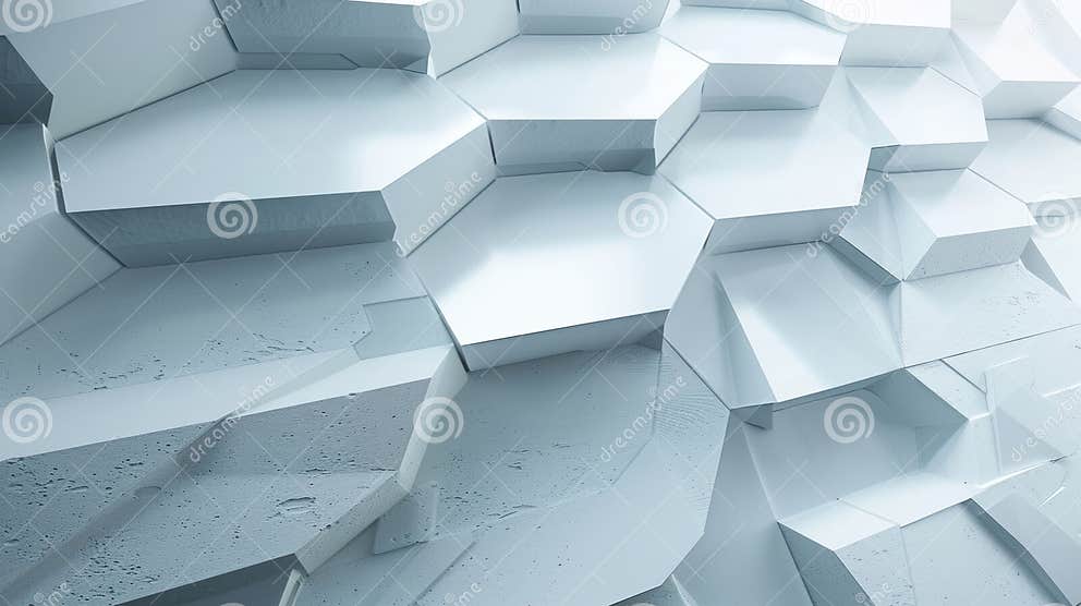 A Geometric Masterpiece on the Wall Featuring a Mix of Triangular ...