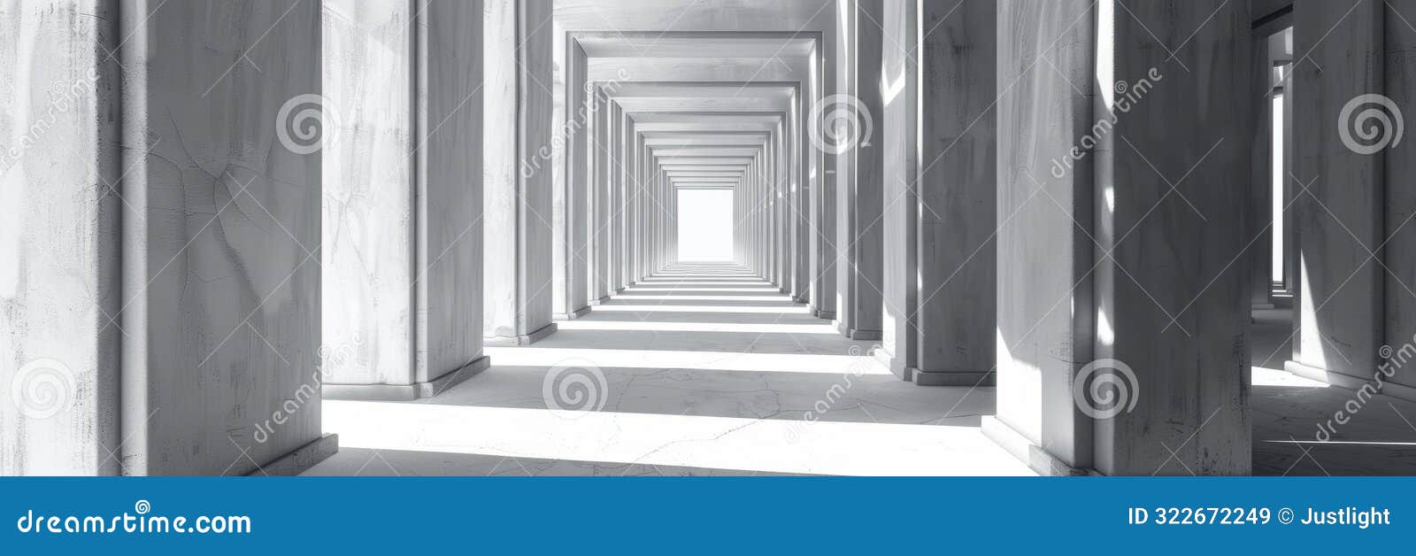 A Geometric Maze of Pillars Giving an Illusion of Infinite ...
