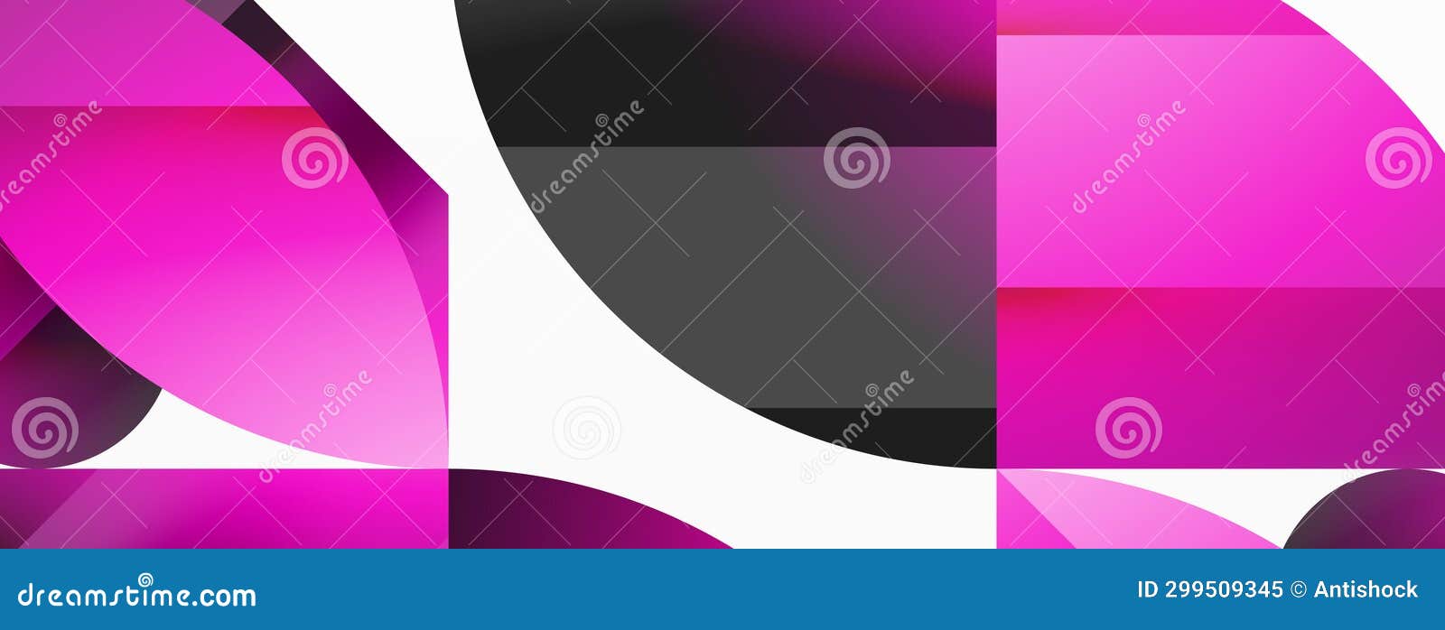 Geometric Minimalism with Triangles and Circles. Blend of Basic Shapes ...