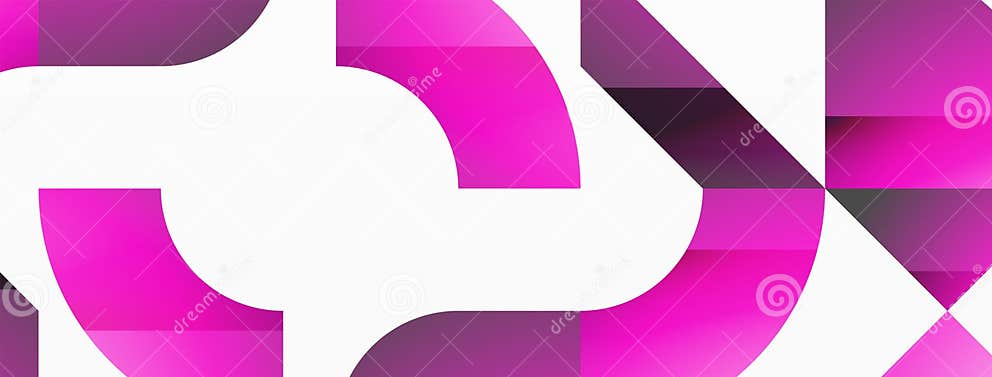 Geometric Minimalism with Triangles and Circles. Blend of Basic Shapes ...