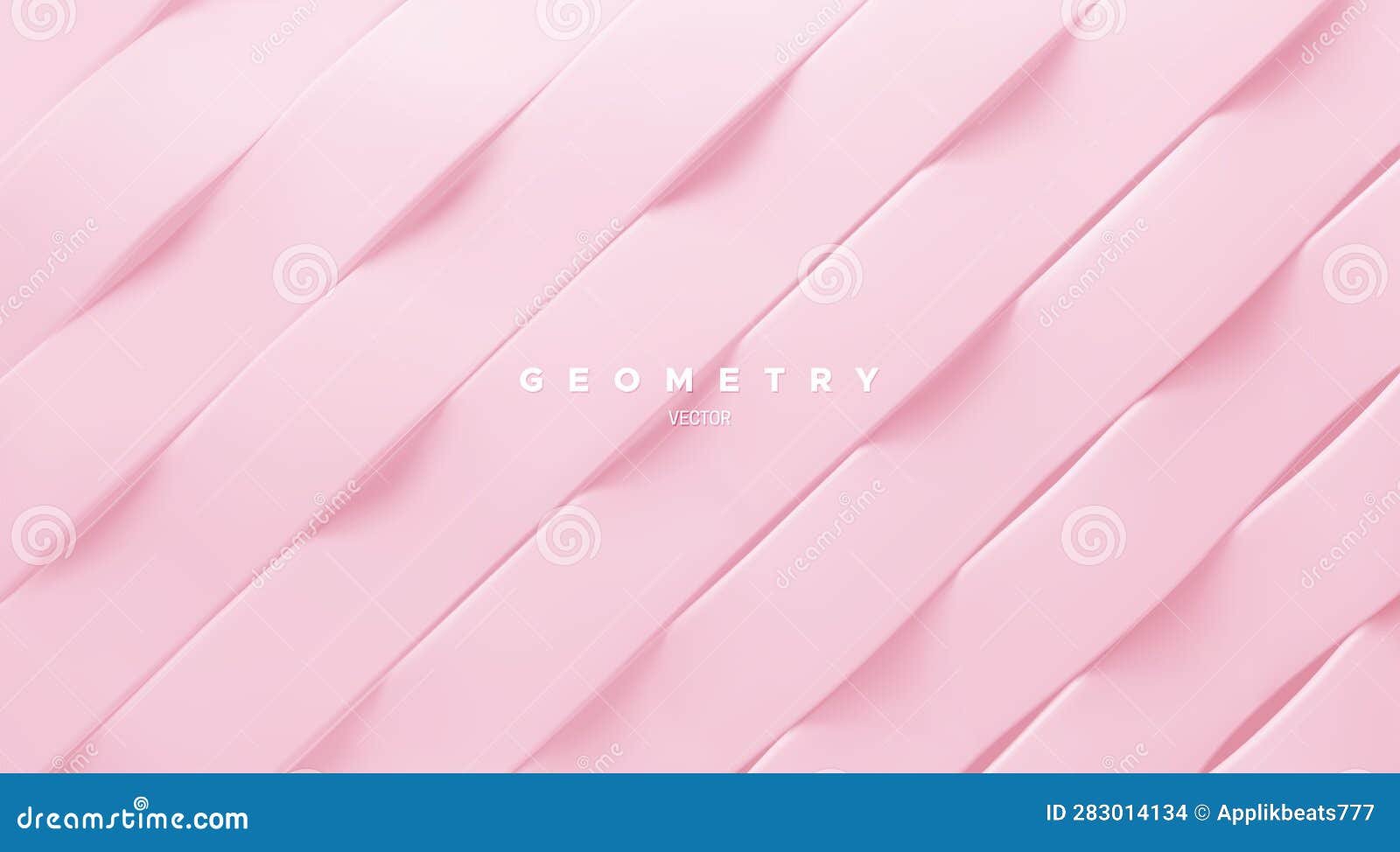 Geometric Minimalist 3d Pattern. Black Carbon Ribbons Stock Vector ...