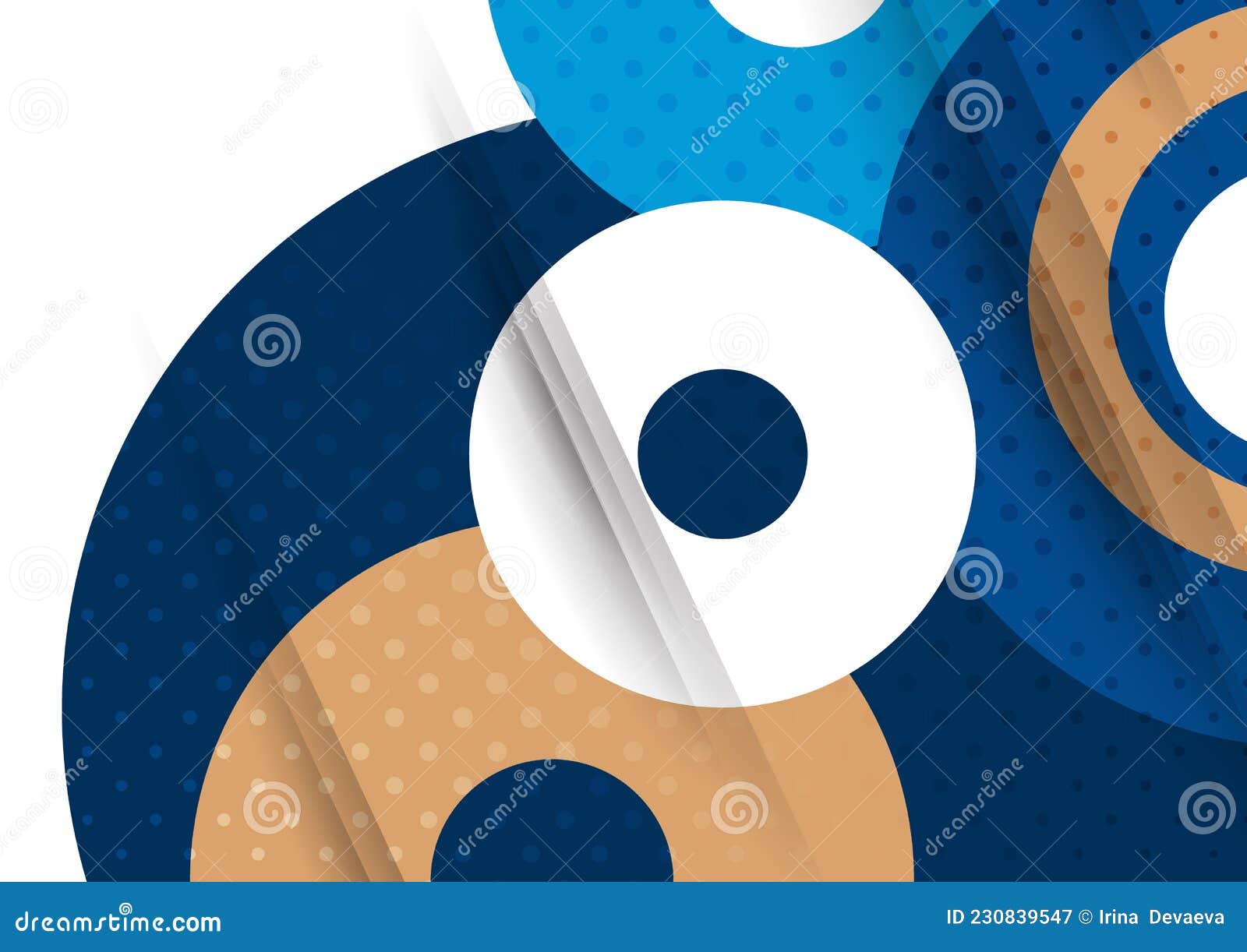 Geometric Modern Backgrounds, Abstract Pattern of Rings, Disk. Template ...