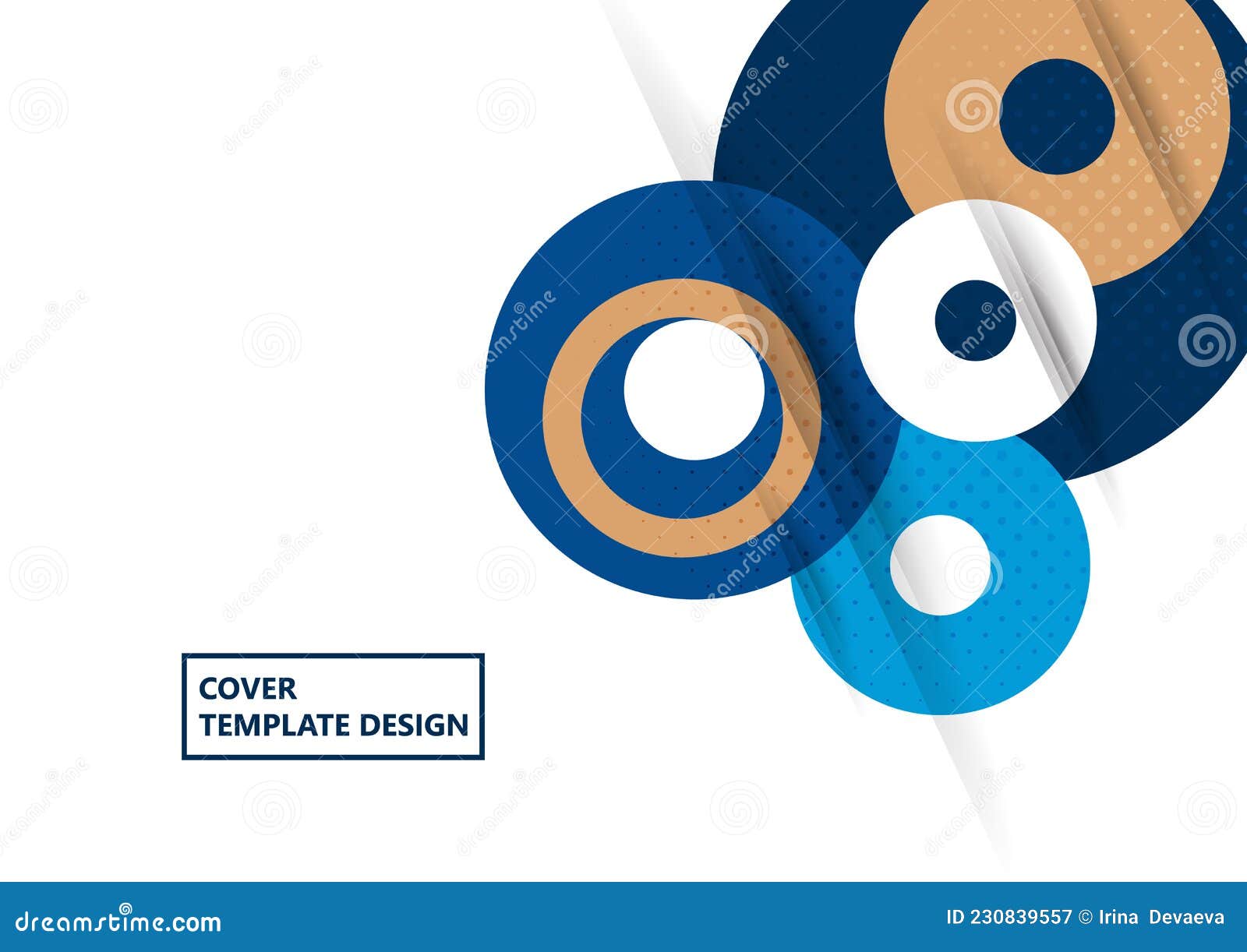 Geometric Modern Backgrounds, Abstract Pattern of Rings, Disk. Template ...
