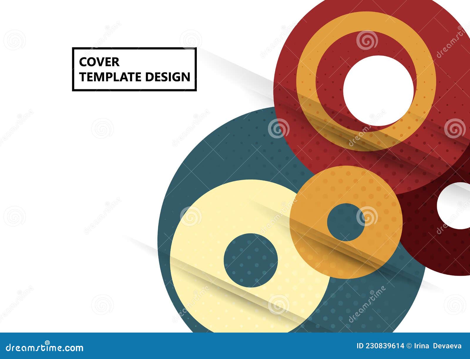 Geometric Modern Backgrounds, Abstract Pattern of Rings, Disk. Template ...
