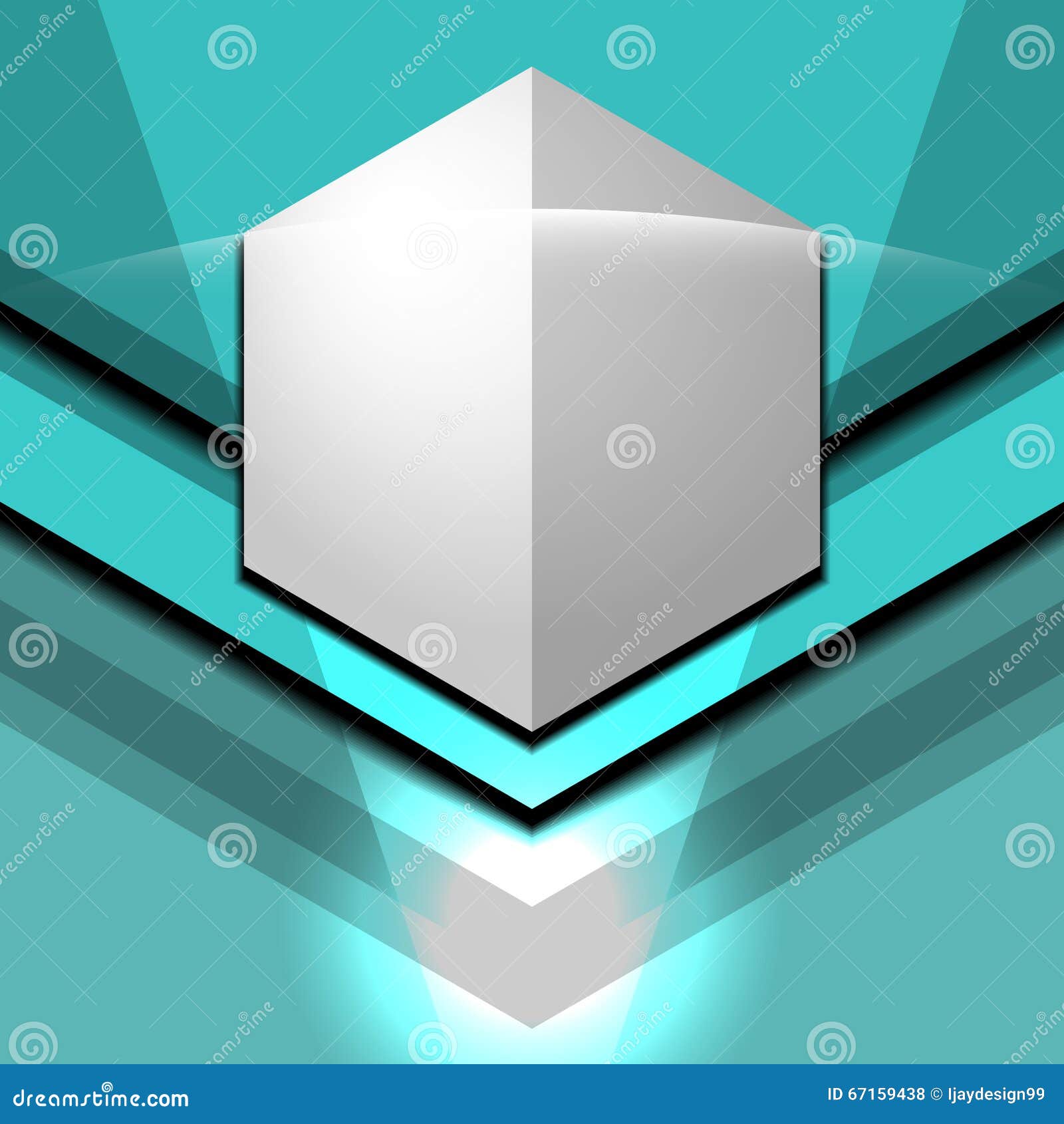 Geometric modern blue stock vector. Illustration of shape - 67159438