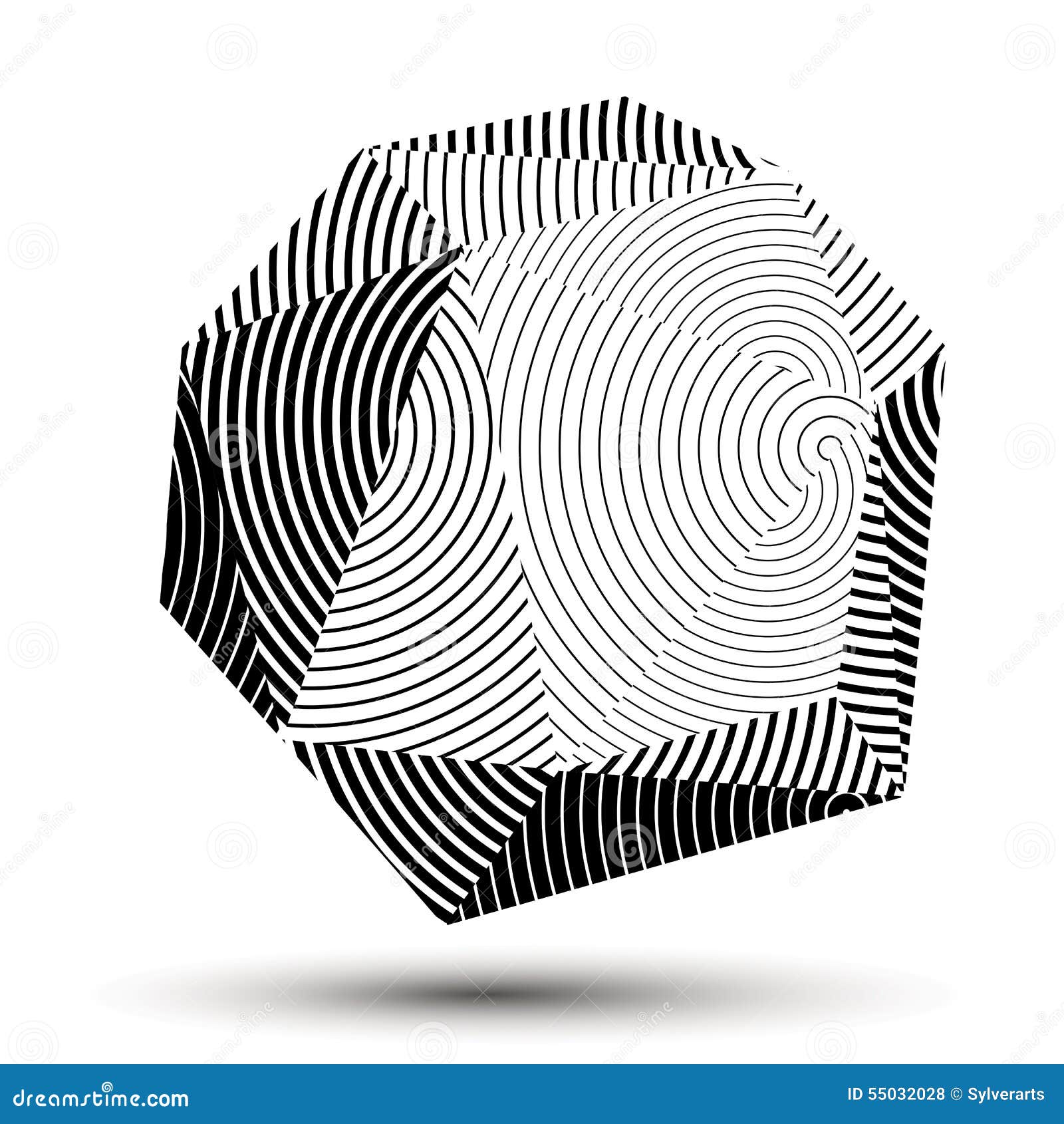 Geometric Monochrome Polygonal Striped Vector Structure, Modern Stock ...