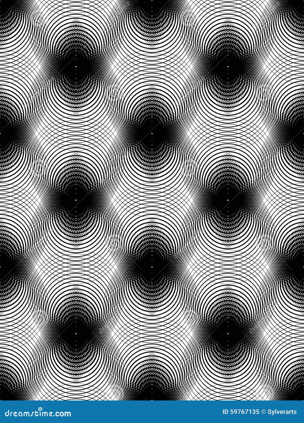 Geometric Monochrome Stripy Overlay Seamless Pattern, Black Stock ...
