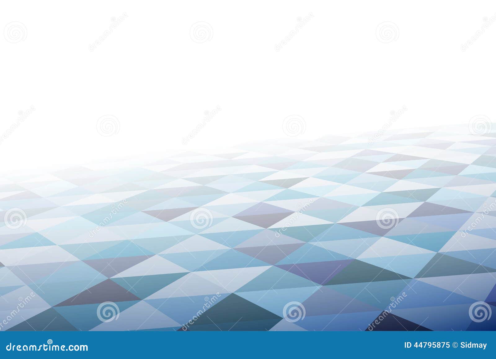 Geometric Mosaic Pattern in Perspective Stock Vector - Illustration of ...