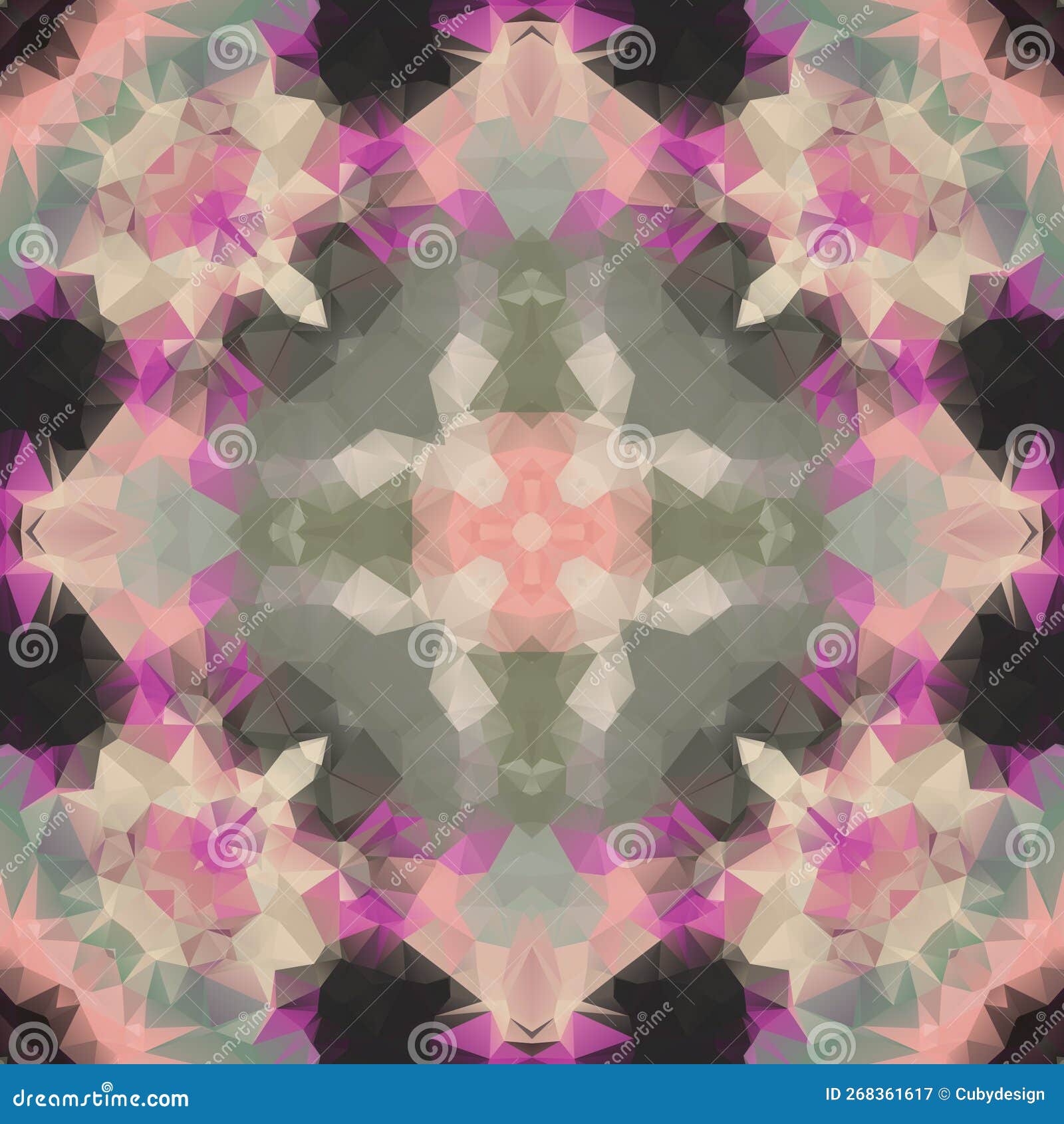 Geometric Mosaic Seamless Pattern Design, Repeat Textile Design ...