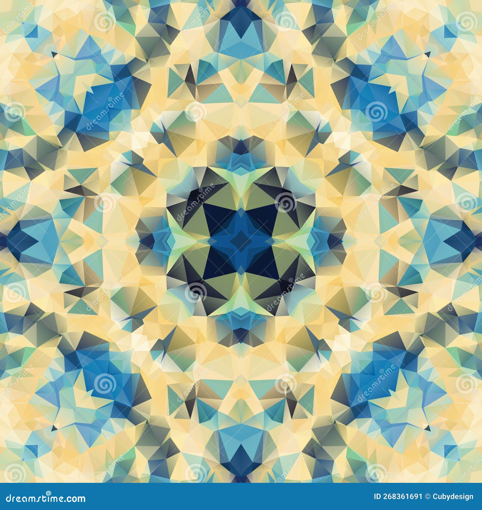 Geometric Mosaic Seamless Pattern Design, Repeat Textile Design ...