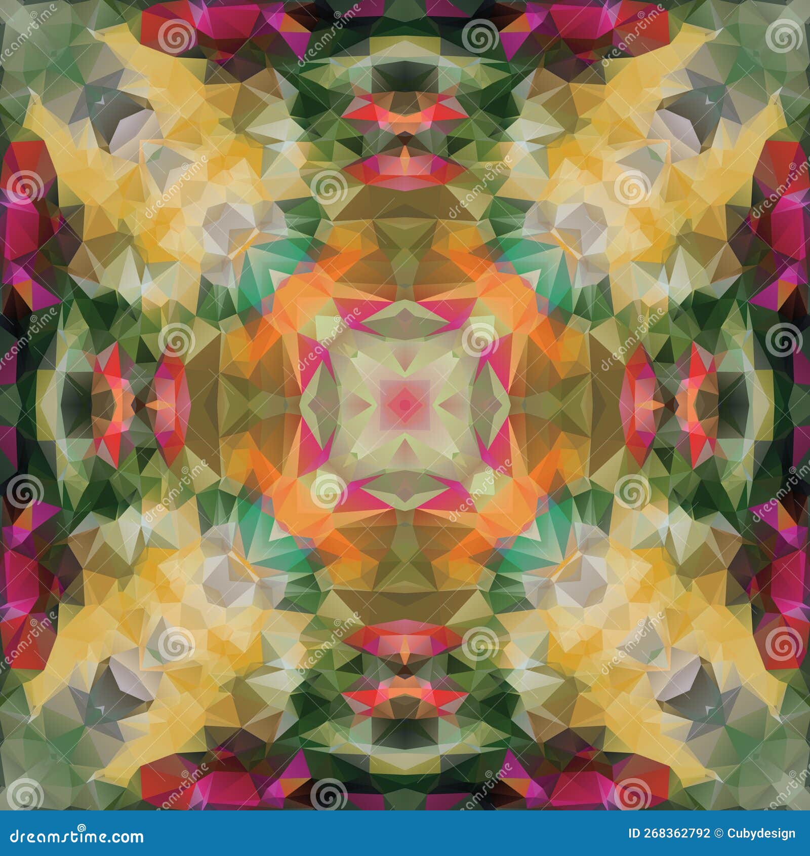 Geometric Mosaic Seamless Pattern Design, Repeat Textile Design ...