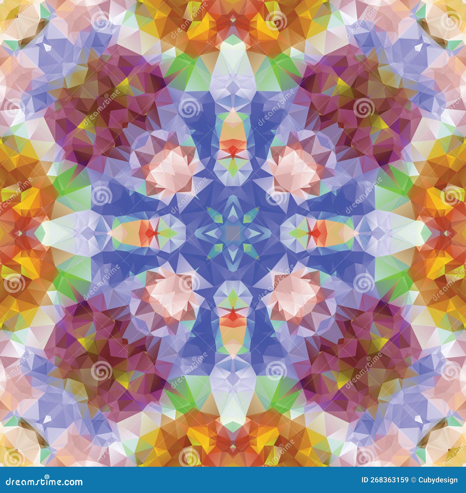 Geometric Mosaic Seamless Pattern Design, Repeat Textile Design ...