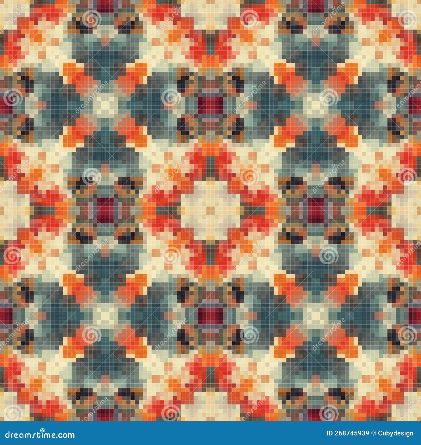 Geometric Mosaic Seamless Pattern Design, Repeat Textile Design ...