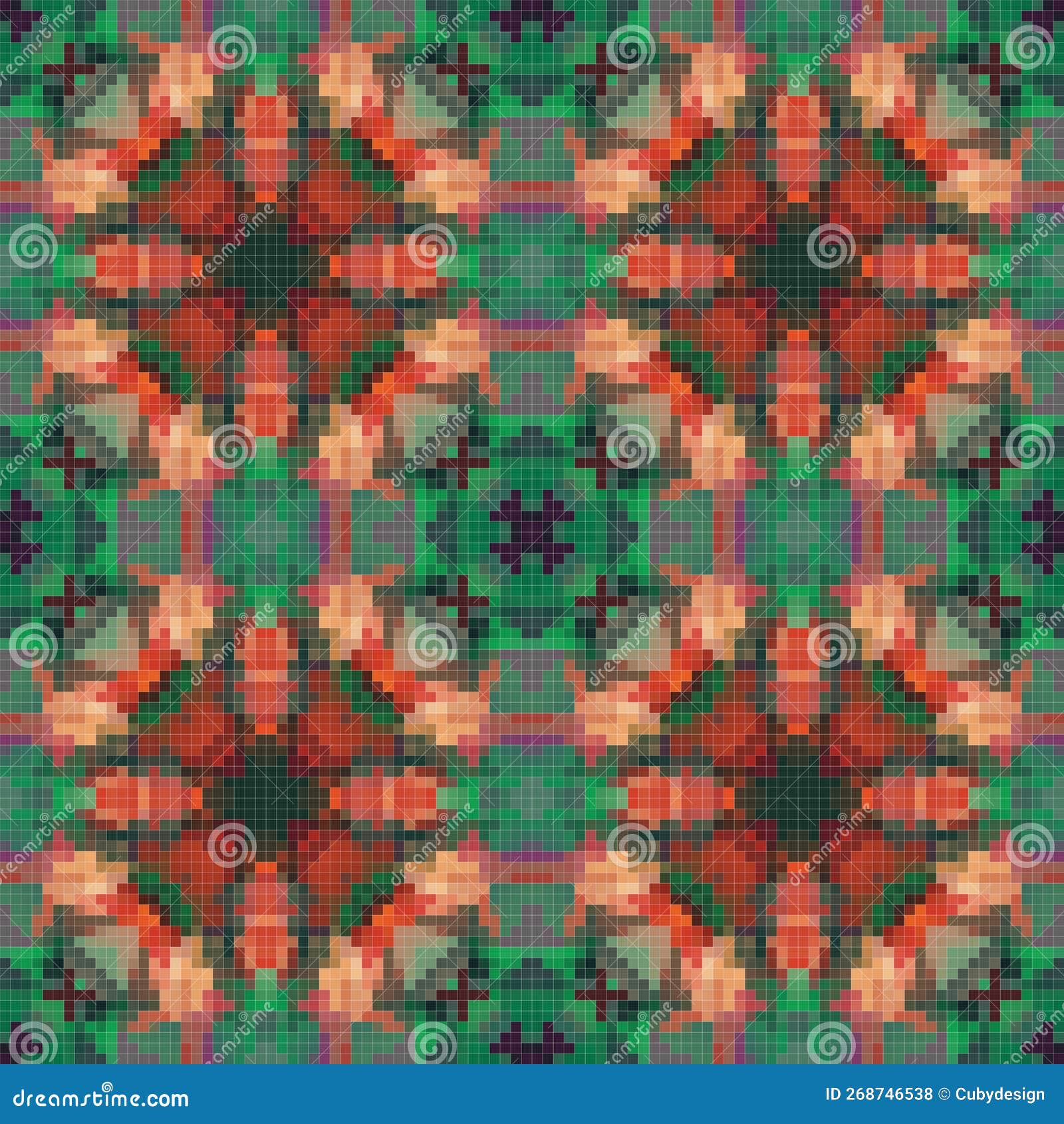 Geometric Mosaic Seamless Pattern Design, Repeat Textile Design ...