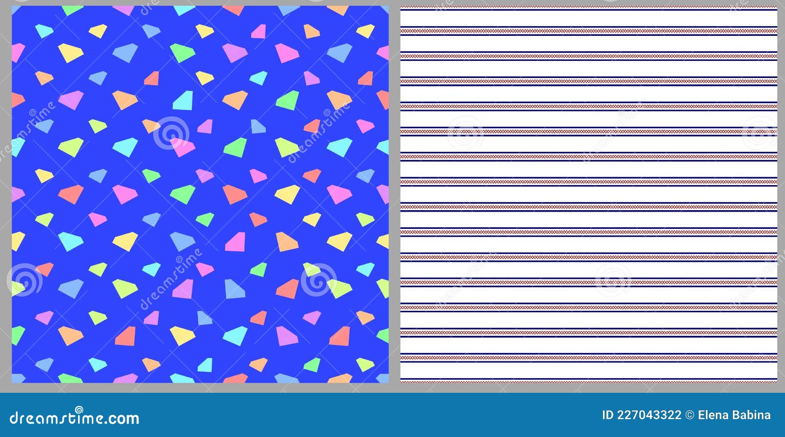 Geometric Multi-colored Shapes Stock Vector - Illustration of ...