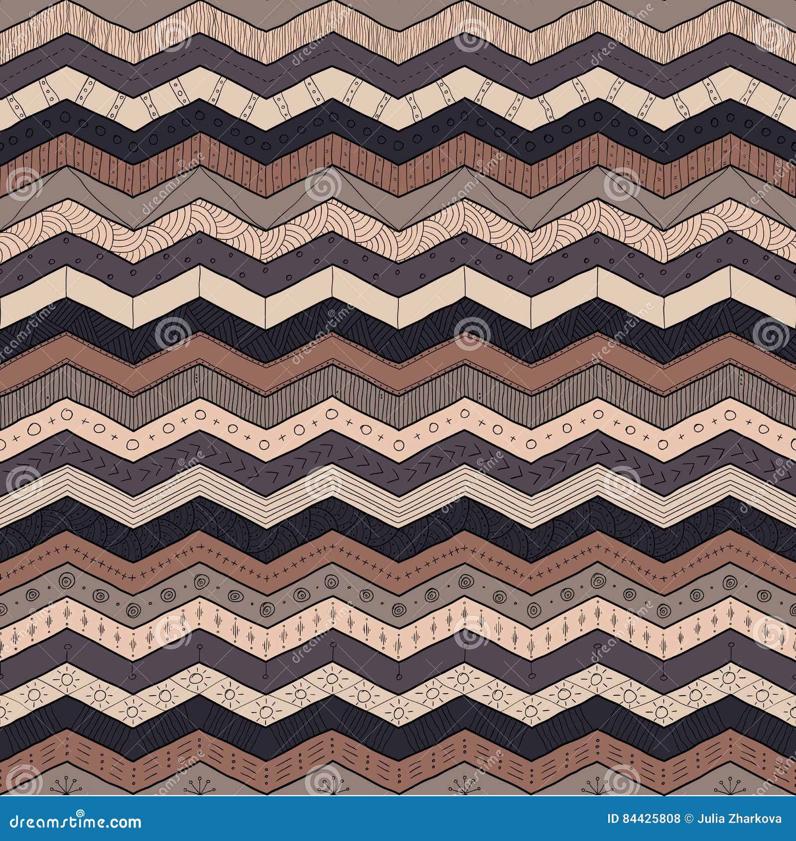 Geometric Multicolor Chevron or Zig Zag, Seamless Tribal Pattern Stock ... Geometric Multicolor Chevron or Zig Zag, Seamless Tribal Pattern Stock ...