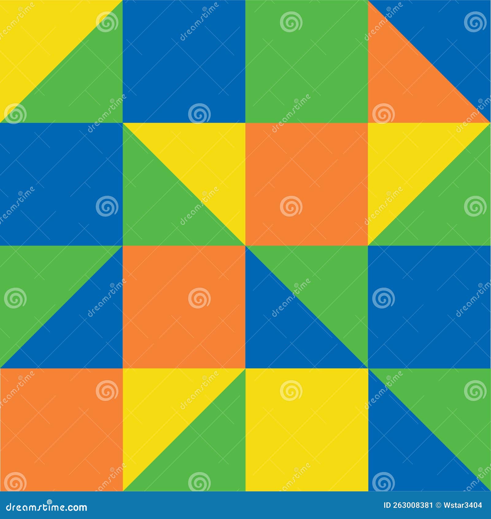 Geometric Multicolor Square Box Pattern Stock Vector - Illustration of ...