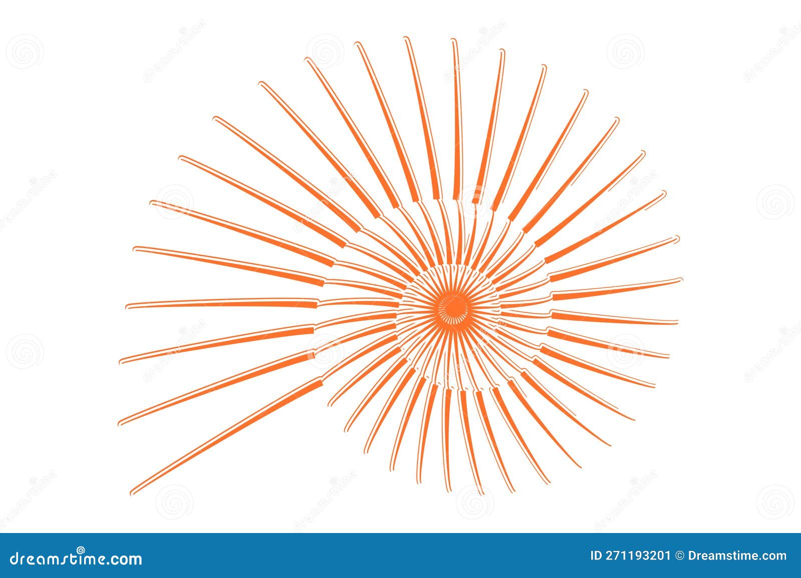 Geometric Nautilus Shell Logo Icon Stock Vector - Illustration of ...