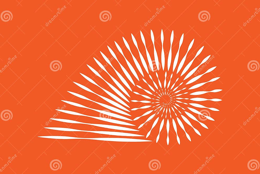 Geometric Nautilus Shell Symbol Logo Stock Vector - Illustration of ...