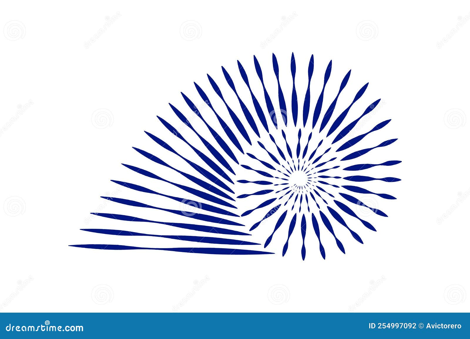 Geometric Nautilus Shell Symbol Logo Stock Vector - Illustration of ...