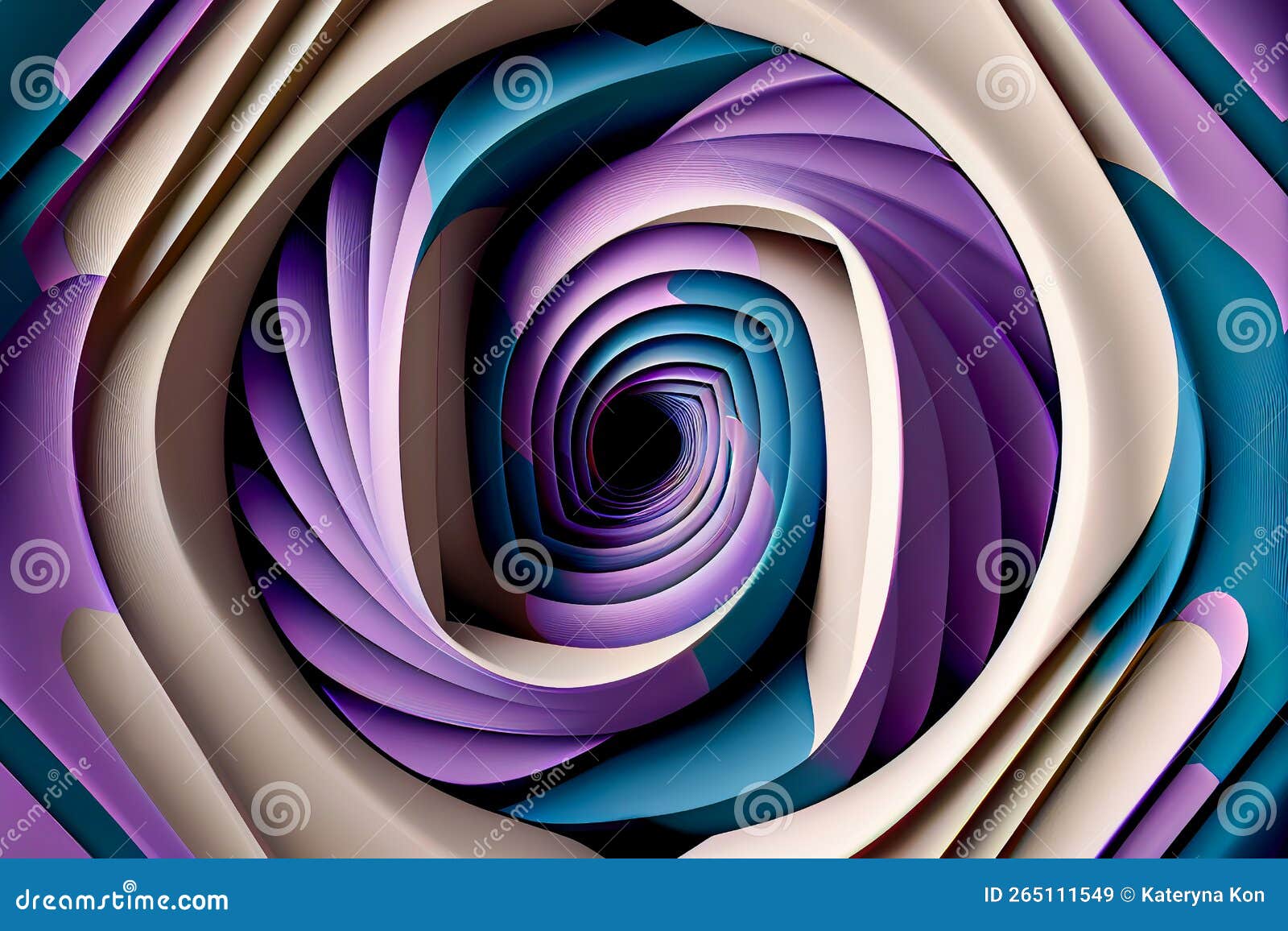 Geometric Optical Illusion, Ai Illustration Stock Illustration ...