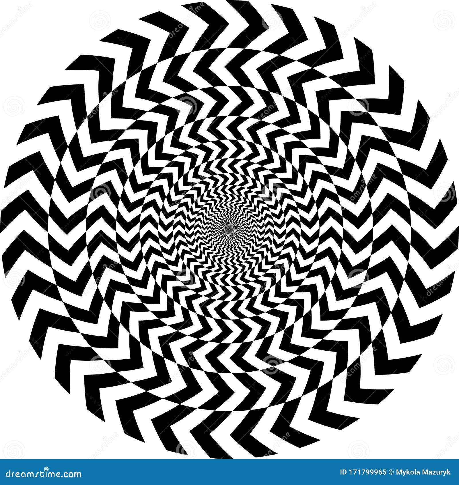 Optical Illusions Black And White Circles
