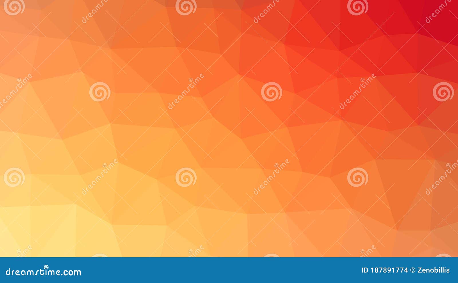 Geometric Orange Red Yellow Background with Triangular Polygons ...