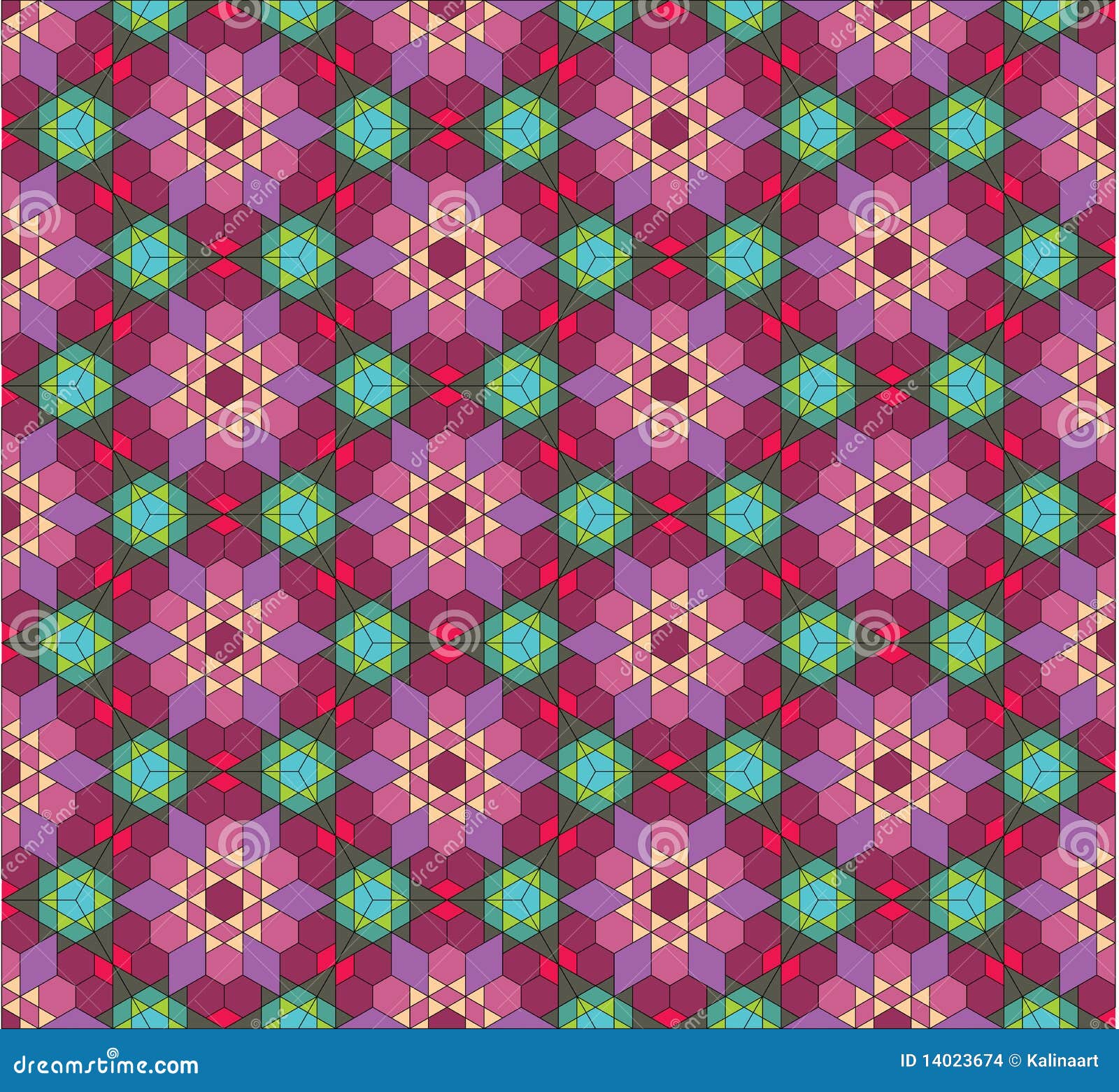 Geometric ornament stock vector. Illustration of shape - 14023674