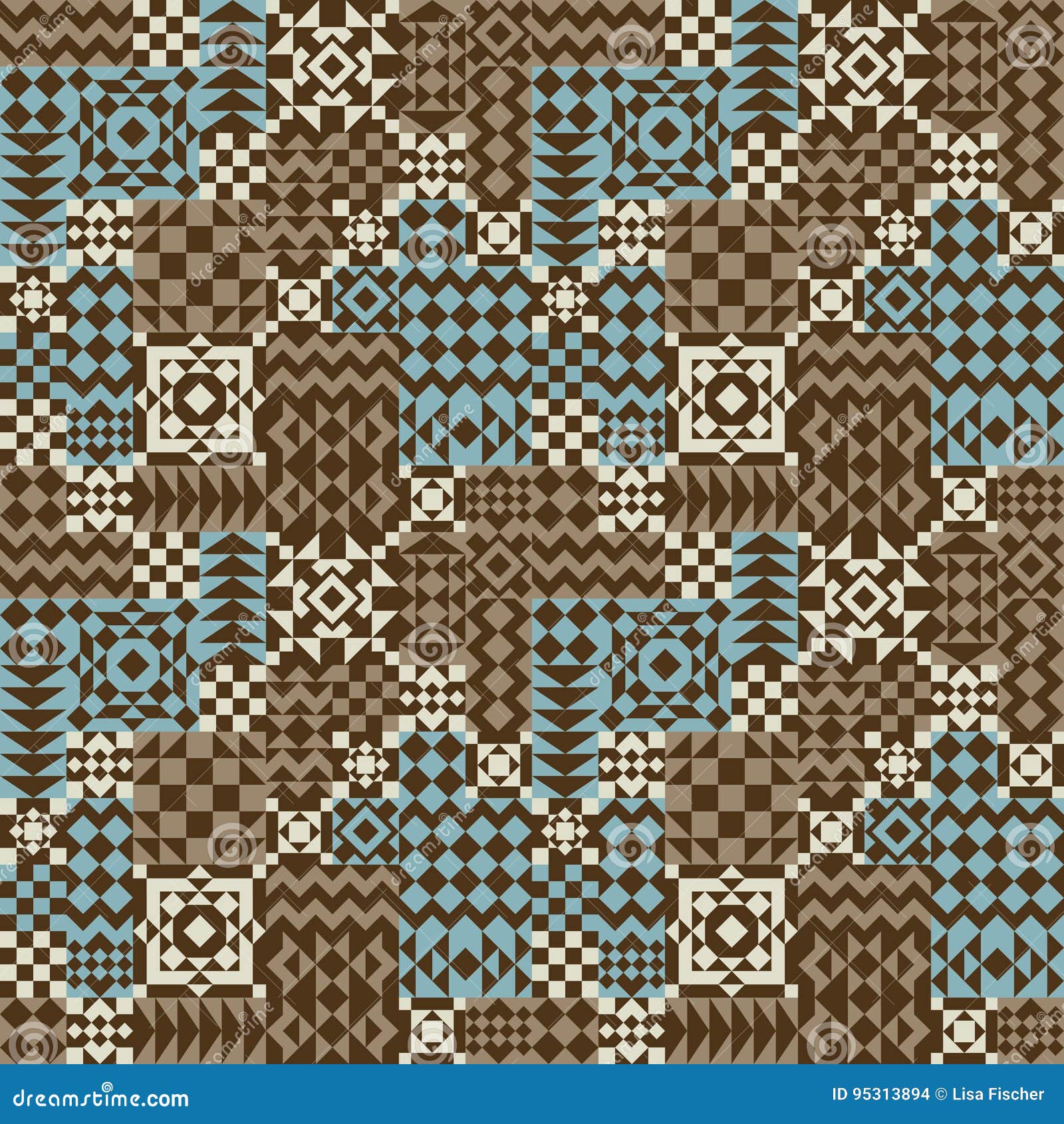Repeating Brown Geometric Shapes Stock Illustrations – 1,034 Repeating ...