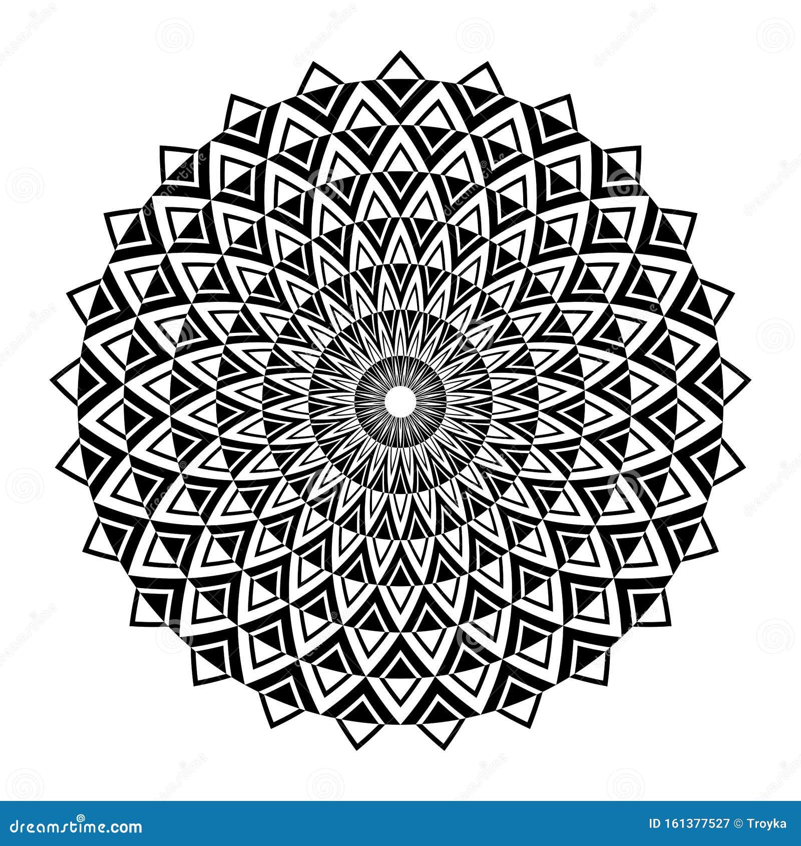 Geometric Pattern. Abstract Circle Design Stock Vector - Illustration ...