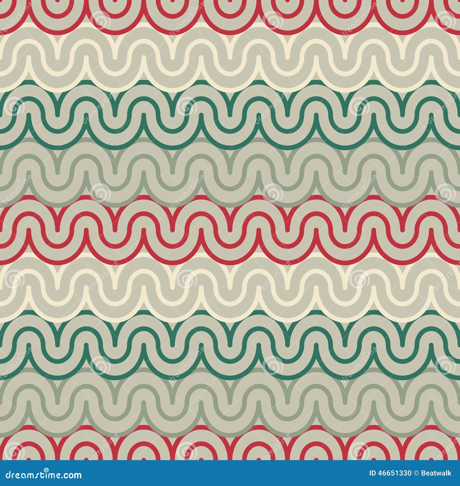 Geometric Pattern with Abstract Waves Stock Vector - Illustration of ...