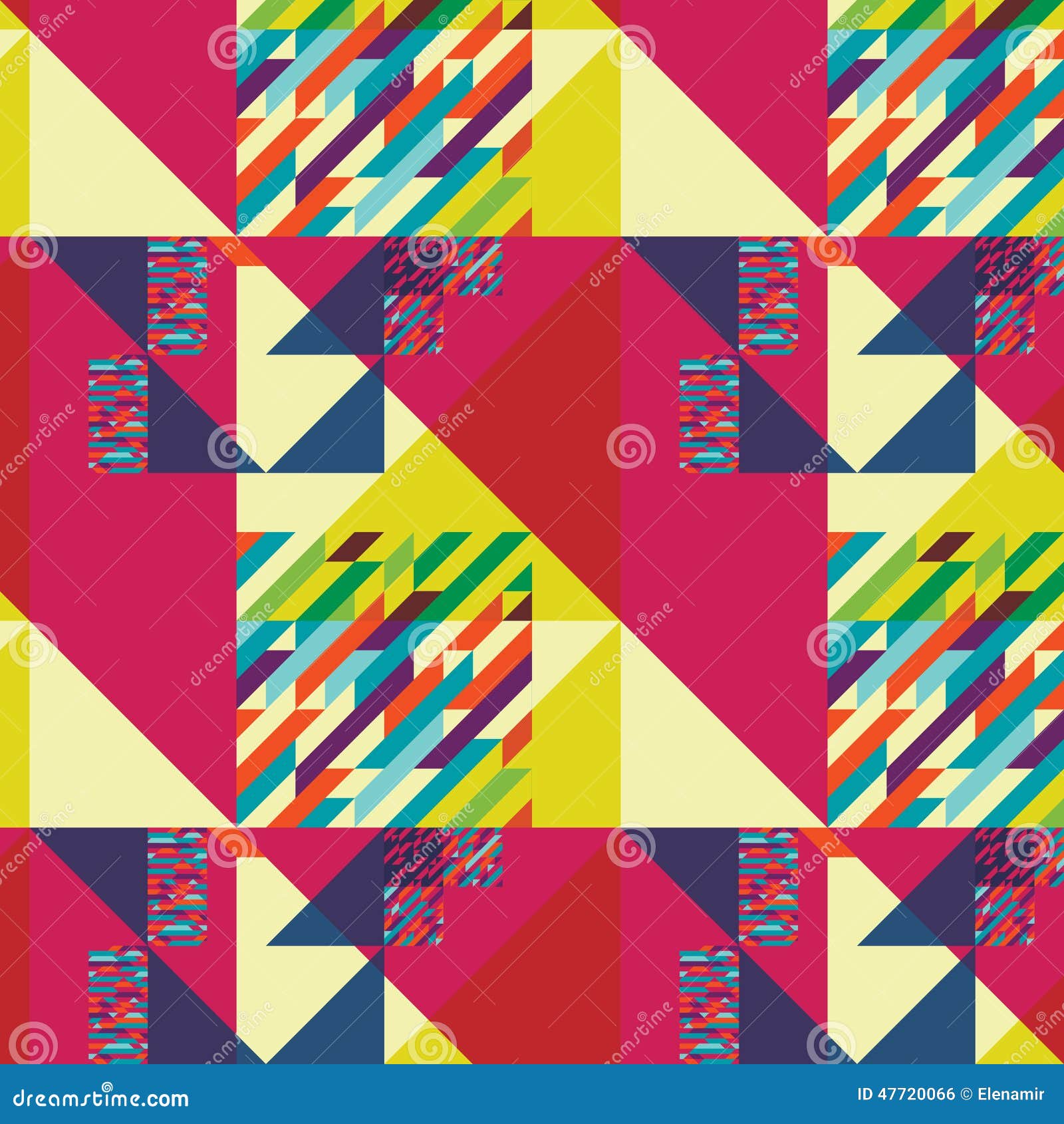 Geometric pattern art stock illustration. Illustration of blank - 47720066