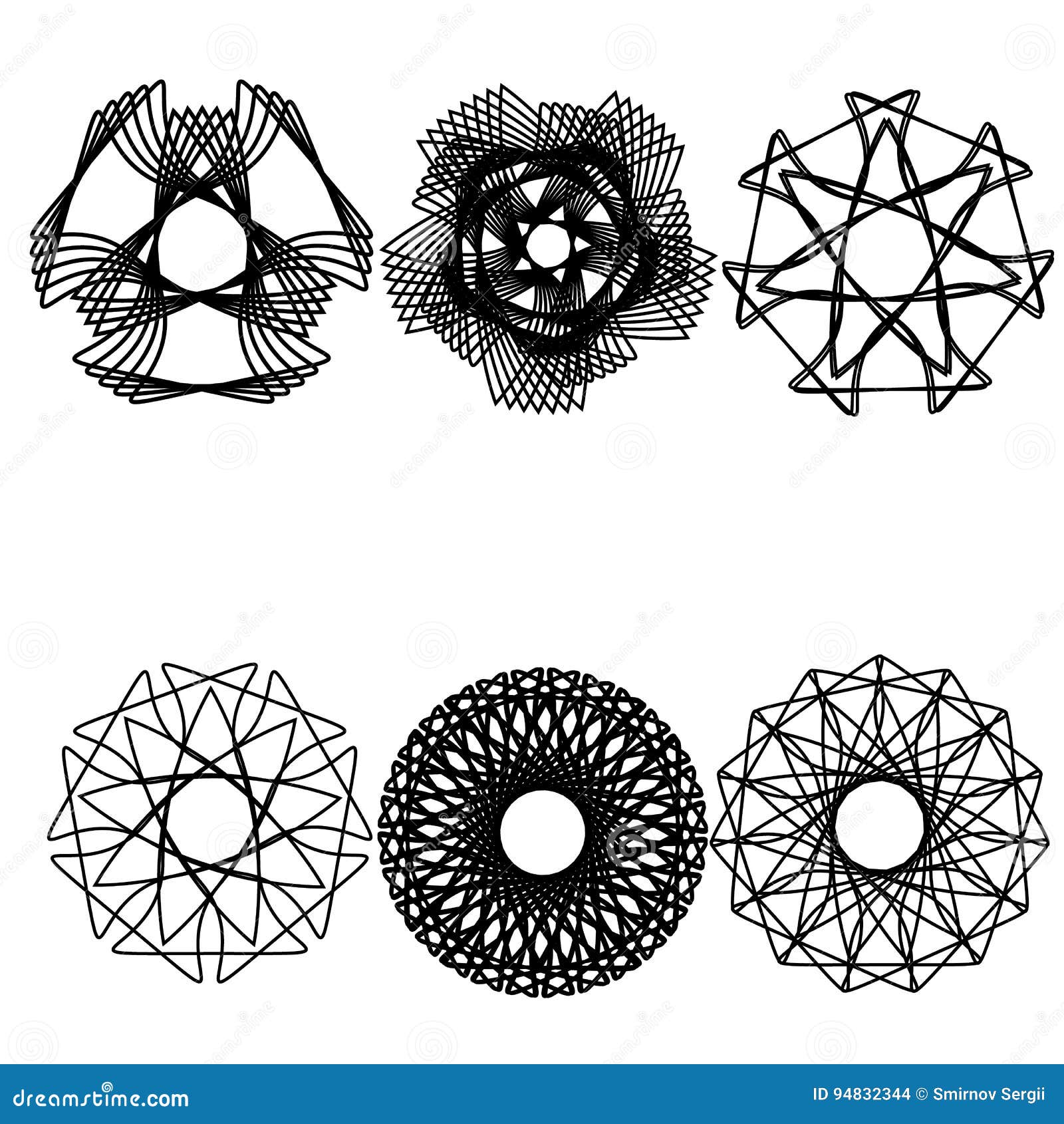 Geometric Pattern Astrology Symmetry Stock Illustration - Illustration ...