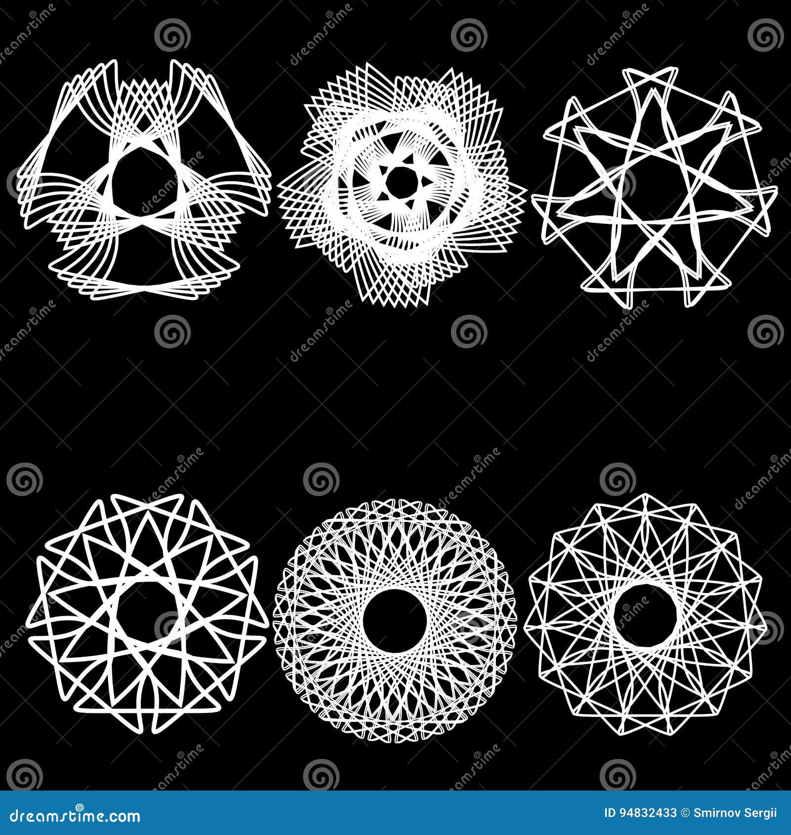 Geometric Pattern Astrology Symmetry Stock Illustration - Illustration ...