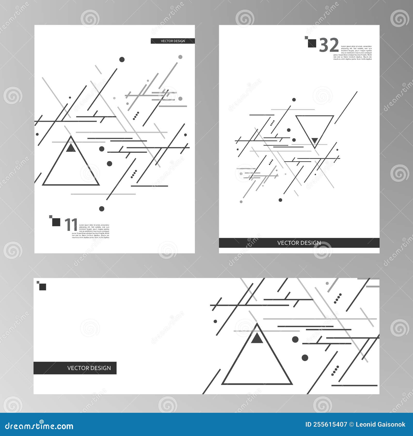 Geometric Pattern Background. Vector Abstract Lines and Triangles ...