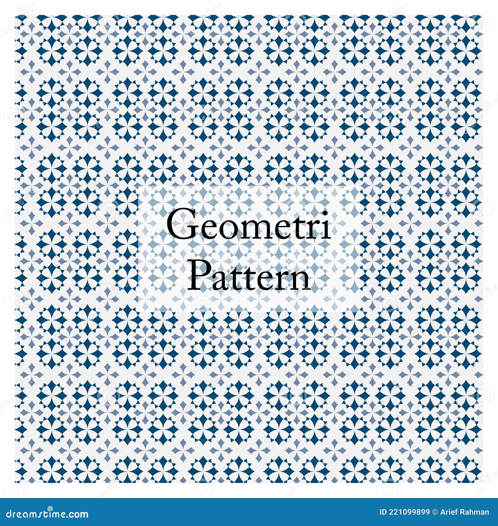 Geometric Pattern . Beautiful Decorated Background. Vector Illustration ...