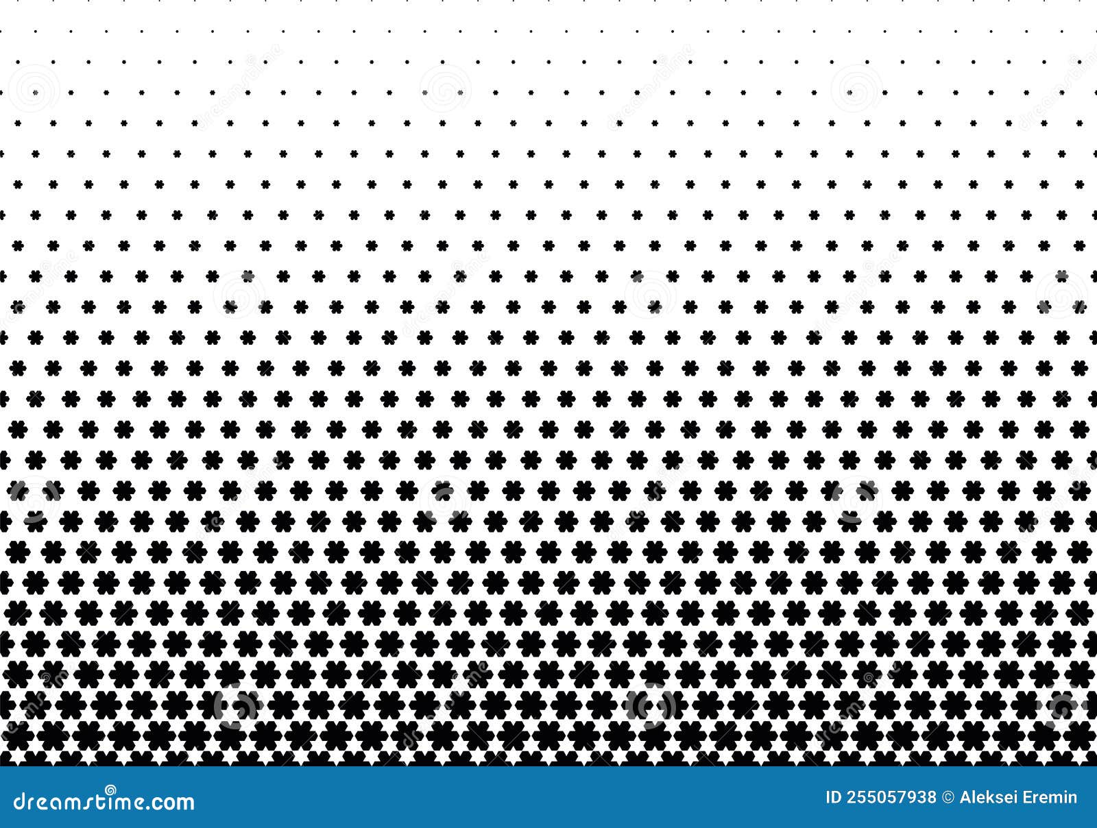 Geometric Pattern of Black Figures on a White Background.Option with a ...
